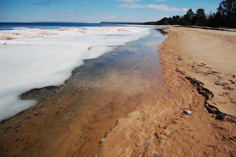 Receding Ice stock image. Image of clear, drift, landscape - 12850325