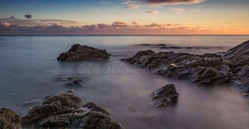 Receding tide stock image. Image of dreamy, beautiful - 106120687