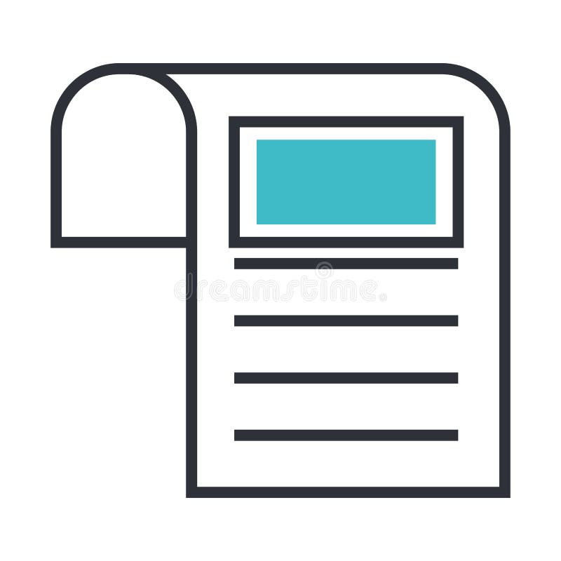 Receipt Document Icon. Digital Vector Bill Sale Fee Stock Vector ...