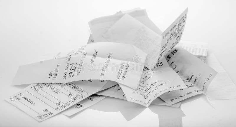 Receipt Stack stock image. Image of finances, group, debt - 30737975