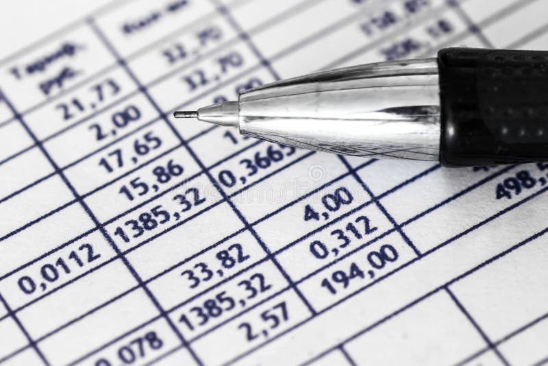 Receipt for payment stock photo. Image of debt, list - 100588166