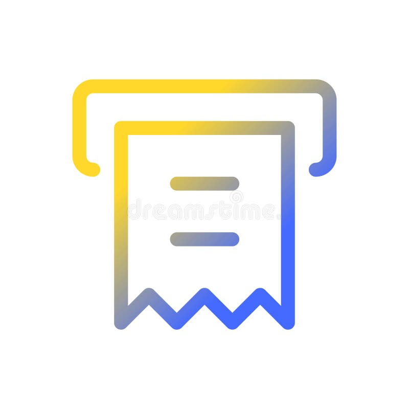 Receipt Printer Icon Stock Illustrations – 195 Receipt Printer Icon ...