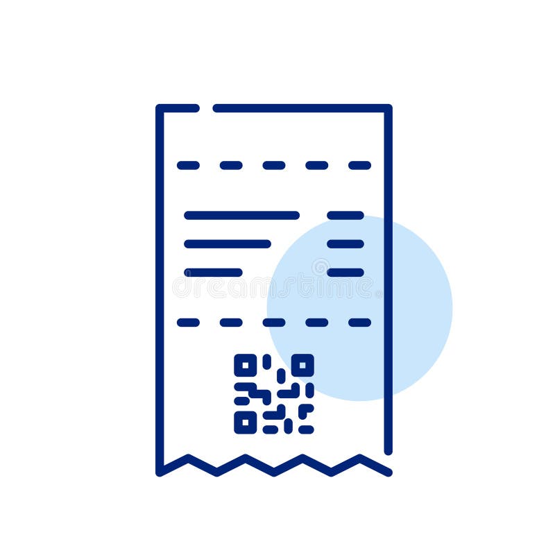 Receipt with Barcode Printed Out. Contactless ATM or Payment ...