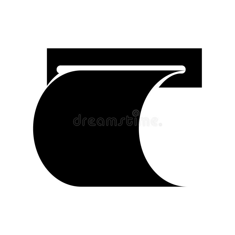 Receipt Slip Print Out Icon Stock Illustration - Illustration of ...