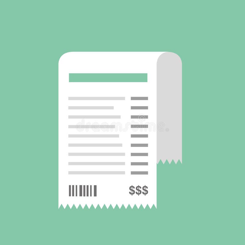 Receipts Icon Stock Illustrations – 846 Receipts Icon Stock ...