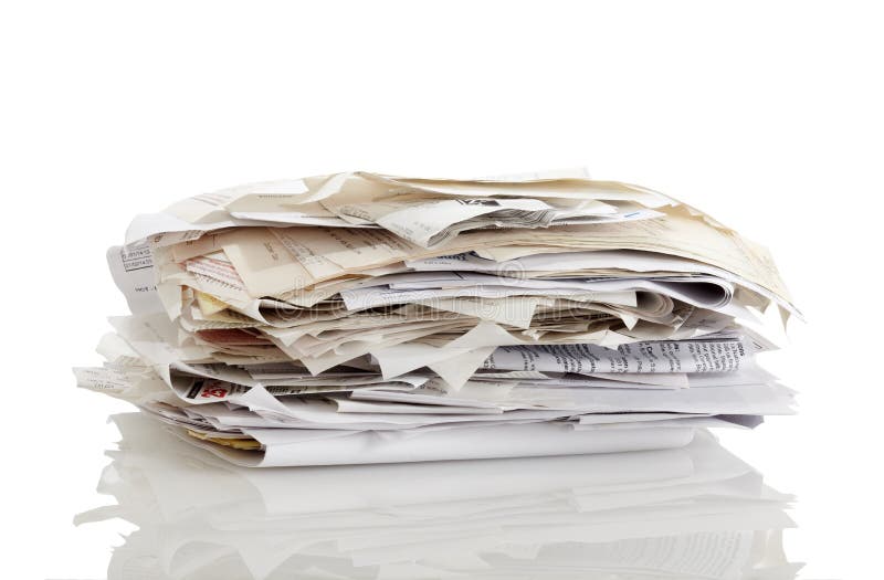 Stack O Receipts stock photo. Image of saving, store - 12269458