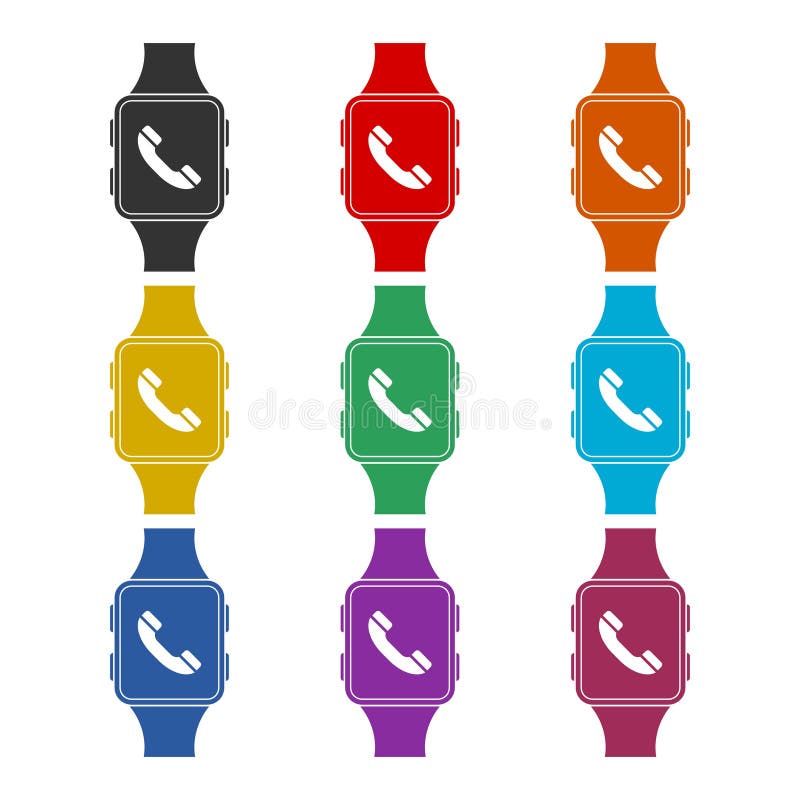 Receive Calling on Smartwatch Icon. Calling on Smartwatch. Smart Watch ... Receive Calling on Smartwatch Icon. Calling on Smartwatch. Smart Watch ...