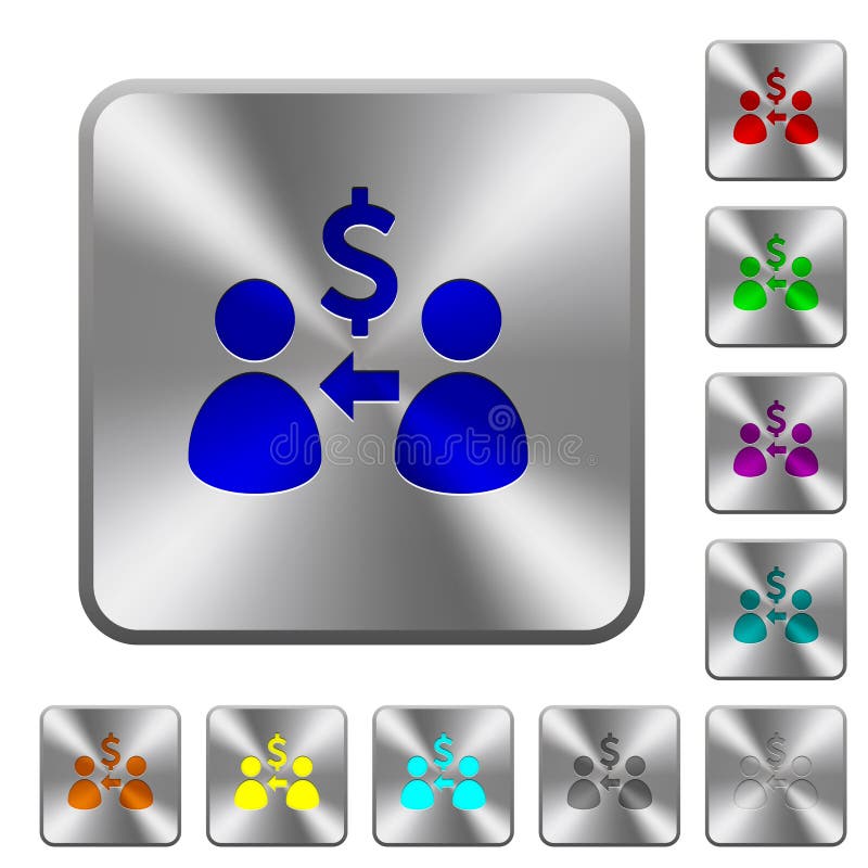 Buttons receive table icon stock vector. Illustration of finance - 6625748