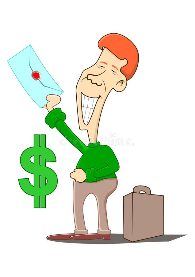 Receive money stock illustration. Illustration of finances - 25321338