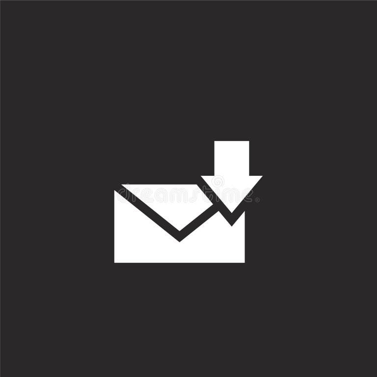 Received Icon. Filled Received Icon for Website Design and Mobile, App ...