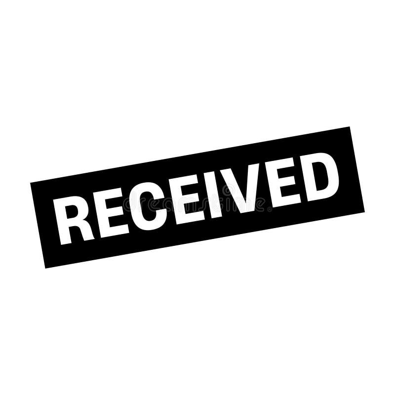 Received Stamp, Received Grunge Square Sign Stock Vector - Illustration ...