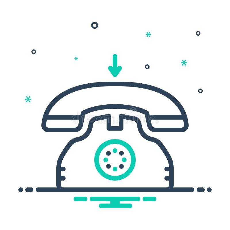 Mix Icon for Receiver, Phone and Communication Stock Vector ...