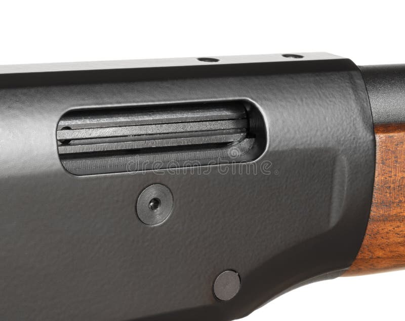 Receiver on a Lever Action Rifles with Ejection Port Toward the Camera ...