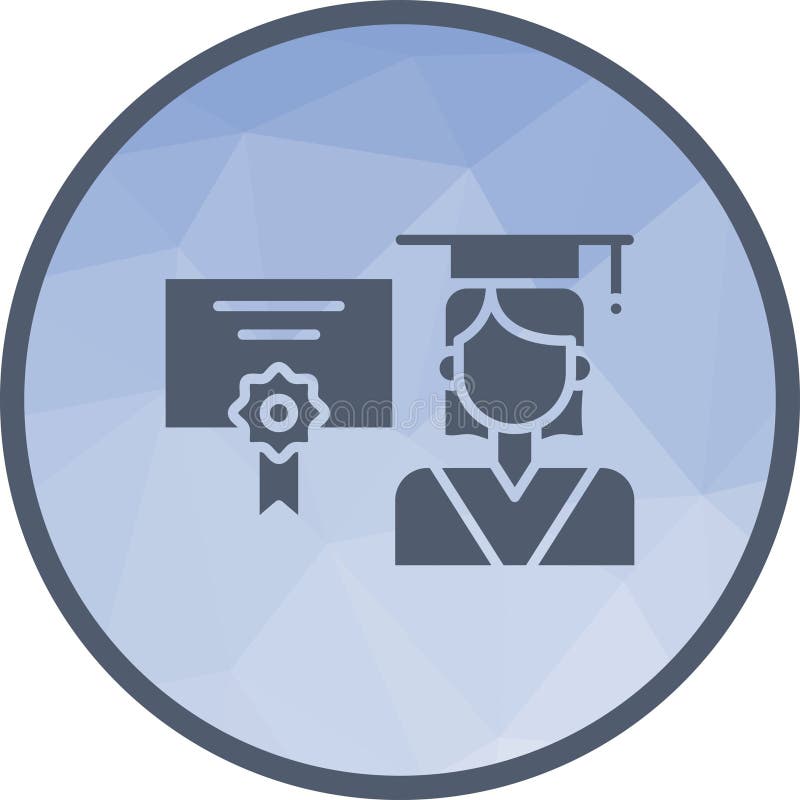 Receiving Diploma Icon Vector Image. Stock Vector - Illustration of ...