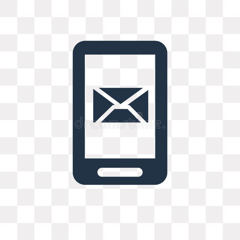 Email Vector Icon Isolated on Transparent Background, Linear Email ...