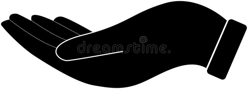 Receiving Hand Symbol, Receive Donation, Giving and Receive Donation ...