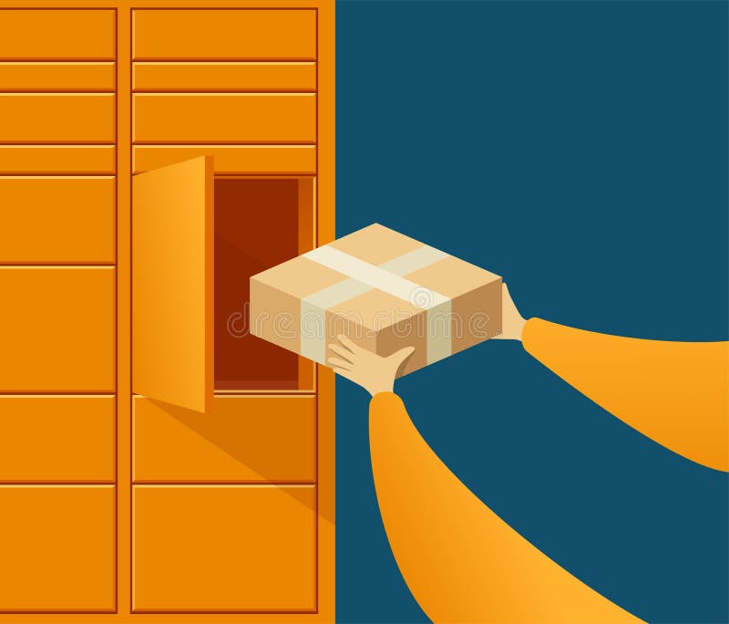 Package Lockers Stock Illustrations – 76 Package Lockers Stock ...