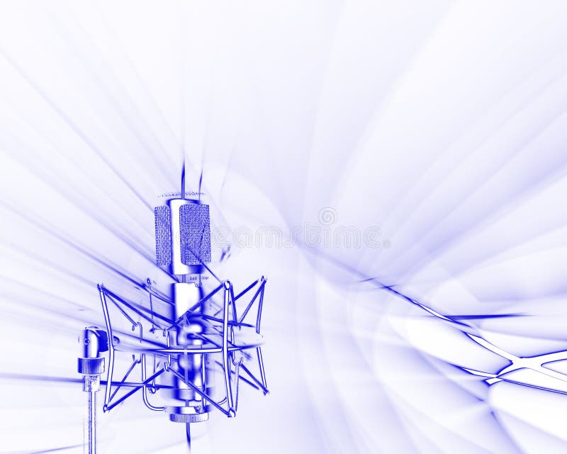 Receiving sound waves stock illustration. Illustration of anxiety - 1470664