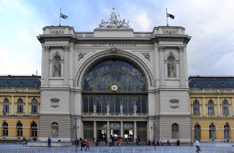 The Recently Renovated Eastern Railway Station of Budapest, Hungary ...