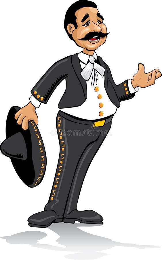 Ranchero mexicano ilustración del vector. Ilustración de sombrero ...