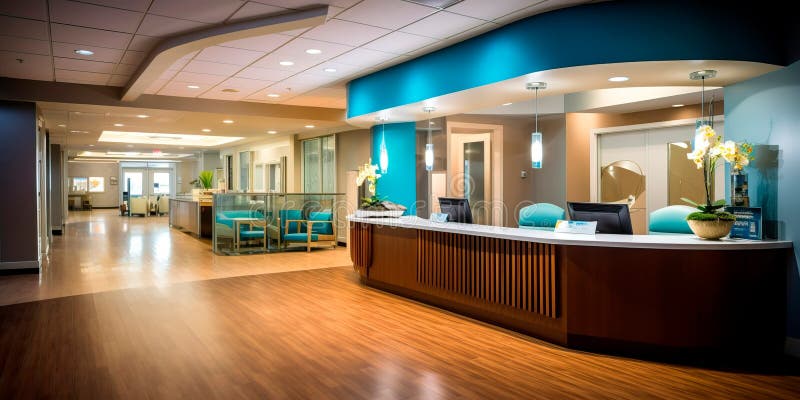 Reception Area, Emphasizing a Warm and Welcoming Atmosphere for ...