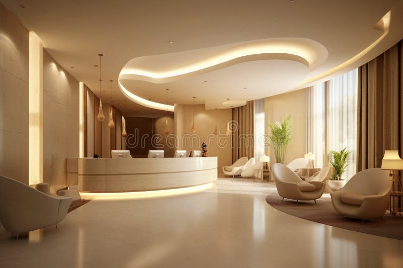 Reception_area_hotel_interior_1695522849323_1 Stock Illustration ...