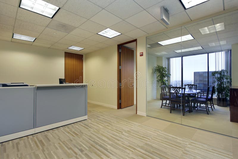 Reception area in office stock photo. Image of architecture - 20848750