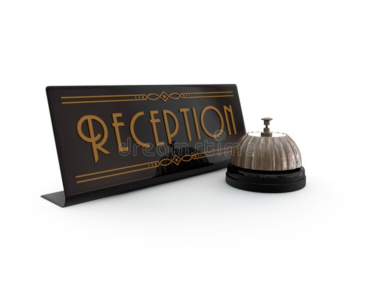 Hotel Key Reception Bell Desk Stock Illustrations – 308 Hotel Key ...
