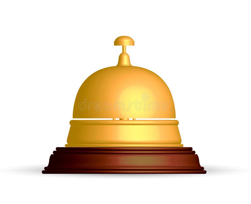 Reception bell stock illustration. Illustration of icon - 31975028