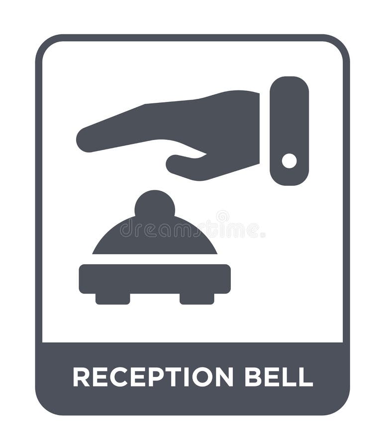Reception Bell Icon in Trendy Design Style. Reception Bell Icon ...