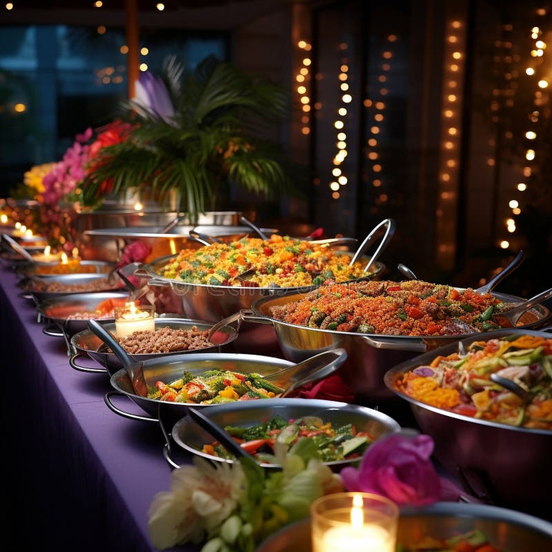 Buffet Setup Stock Illustrations – 228 Buffet Setup Stock Illustrations ...
