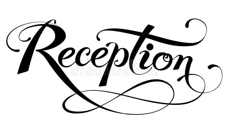 Reception Calligraphy Stock Illustrations – 945 Reception Calligraphy ...