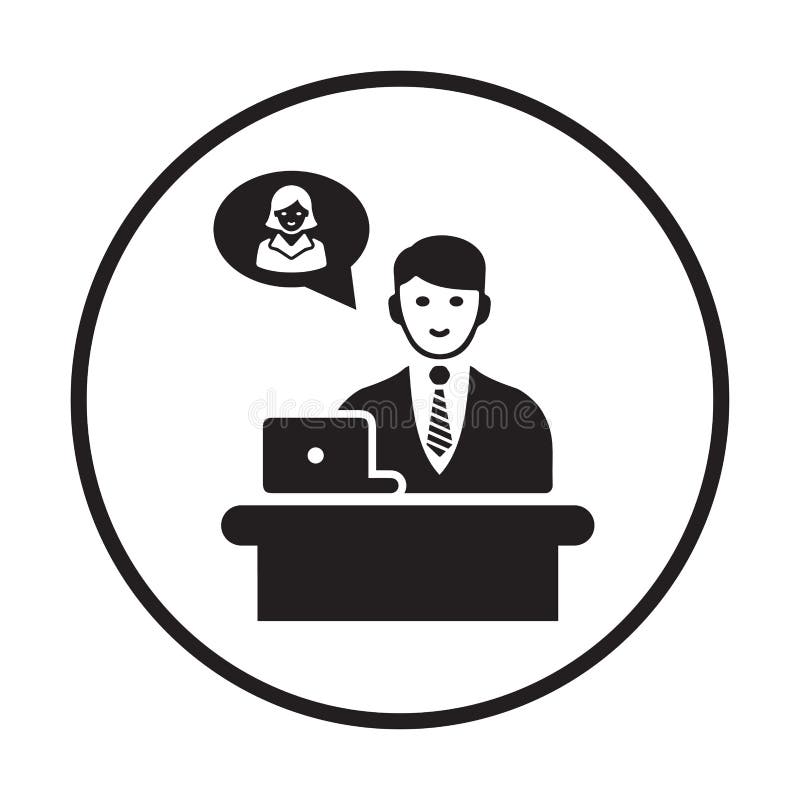 Reception Desk Silhouette Stock Illustrations – 465 Reception Desk ...