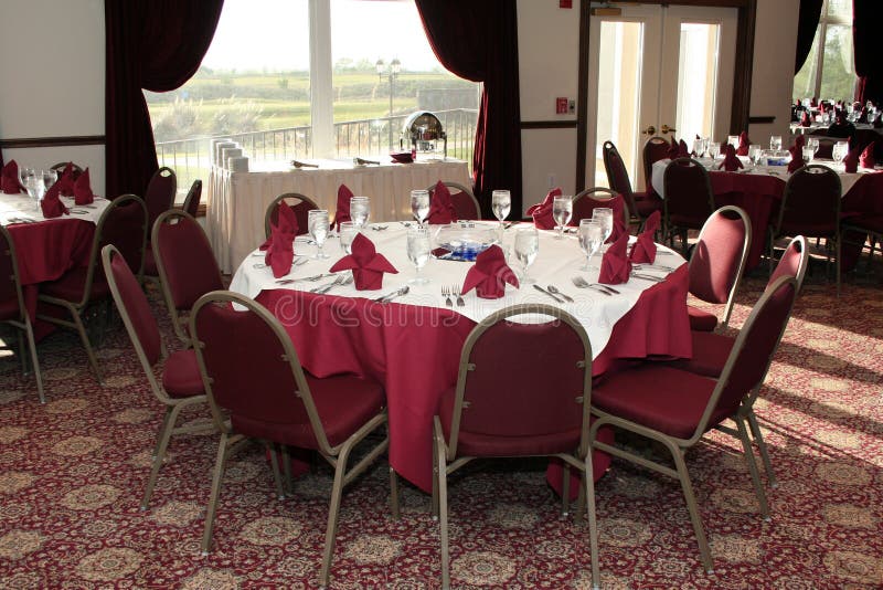 Reception Dining Table stock image. Image of dining, beverage - 9277541