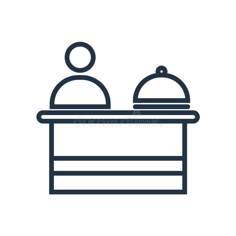 Reception Icon. Trendy Reception Logo Concept on White Background from ...