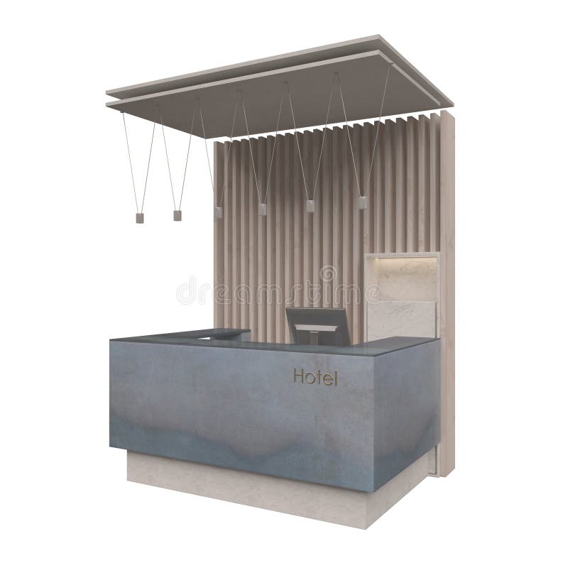 Reception Isolated on White Background 3d Illustration Stock ...