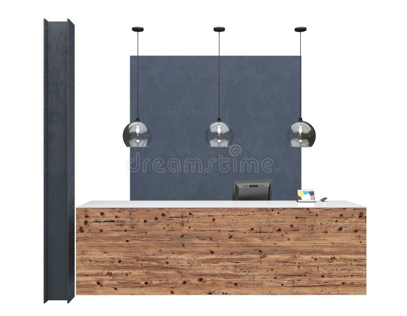 Reception Isolated on White Background 3d Illustration Stock ...