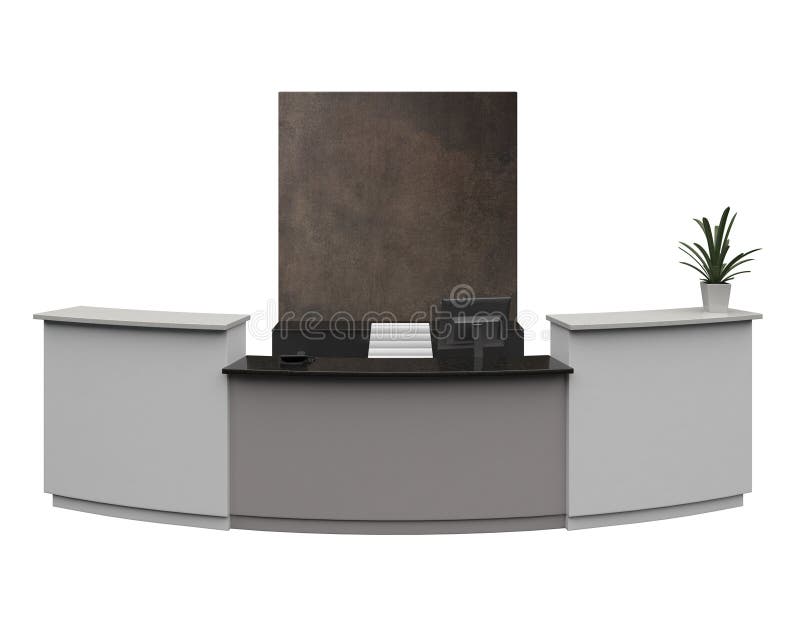 Reception Isolated on White Background 3d Illustration Stock ...