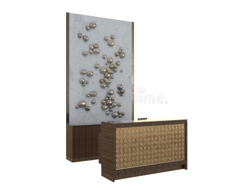 Reception Isolated on White Background 3d Illustration Stock ...