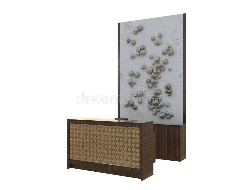 Reception Isolated on White Background 3d Illustration Stock ...