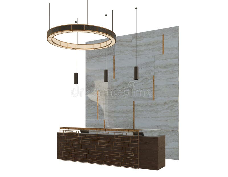 Reception Isolated on White Background 3d Illustration Stock ...