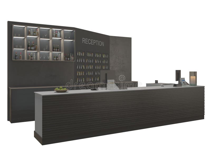 Reception Isolated on White Background 3d Illustration Stock ...