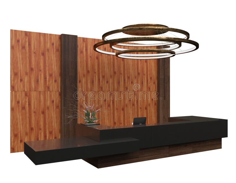 Reception Isolated on White Background 3d Illustration Stock ...