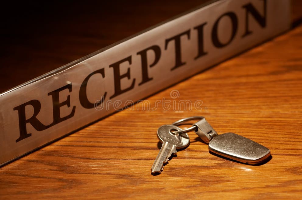 Reception & key stock photo. Image of register, hospitality - 3316502