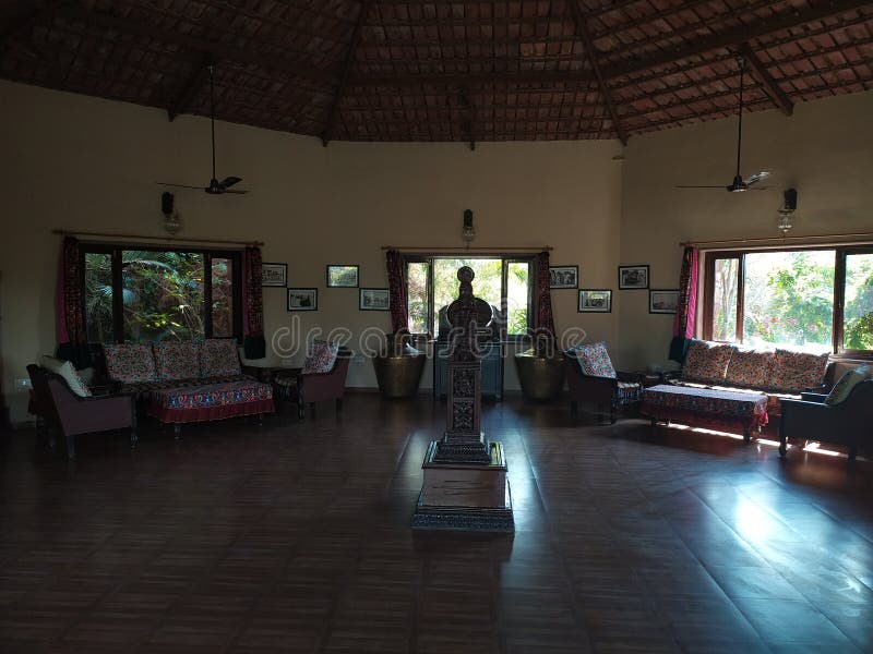 Reception and Lobby Area of a Heritage Indian Style Luxury Resort Stock ...