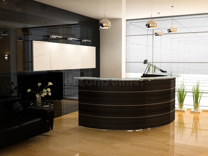 Reception in office stock illustration. Illustration of elegance - 5062422