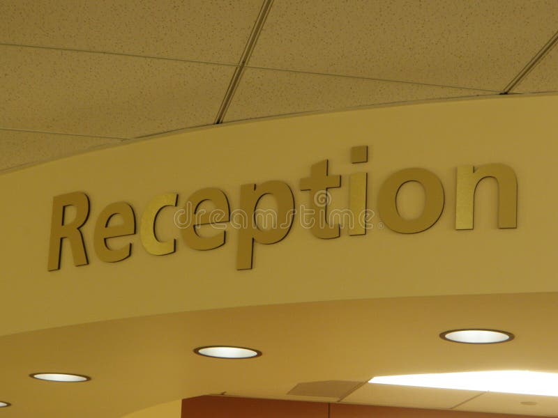 Reception Sign stock image. Image of reception, symbol - 29540959