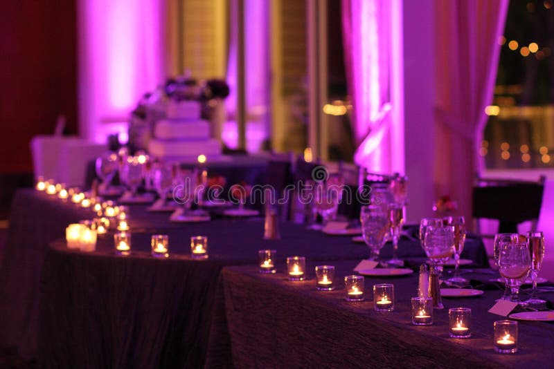 Reception Time. stock photo. Image of wedding, headtable - 47861072