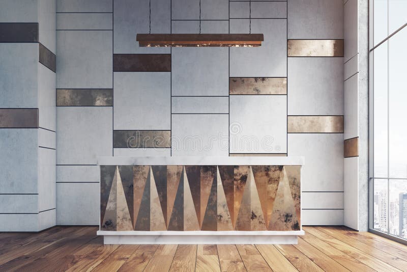 Reception with triangles stock illustration. Illustration of inside ...