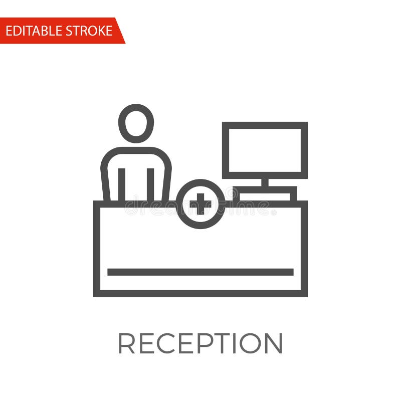 Reception Line Icon stock vector. Illustration of ring - 89293570
